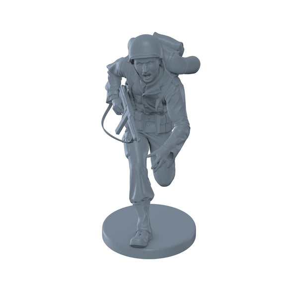 US Infantry Running with Thompson WW2 Era - Alternate Ending Games